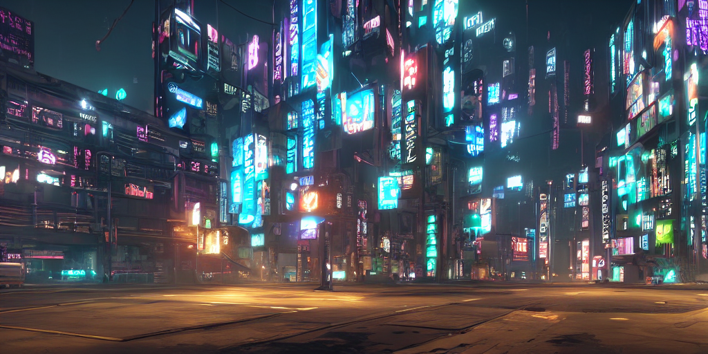 Stable Diffusion prompt: Cyberpunk style city street at - PromptHero