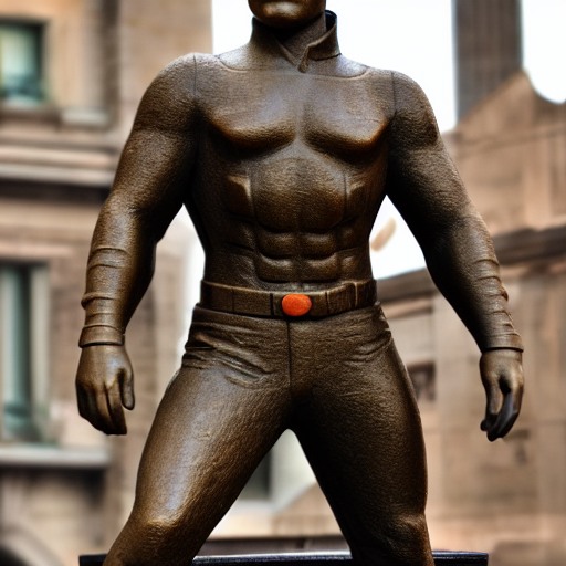Stable Diffusion prompt: bronze statue of henry cavill, - PromptHero