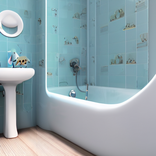 Stable Diffusion prompt: kid, childhood, bath, bathroom, - PromptHero