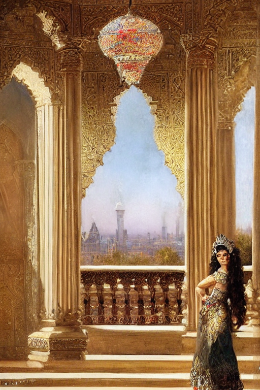 Stable Diffusion prompt: balcony of ancient Persian - PromptHero