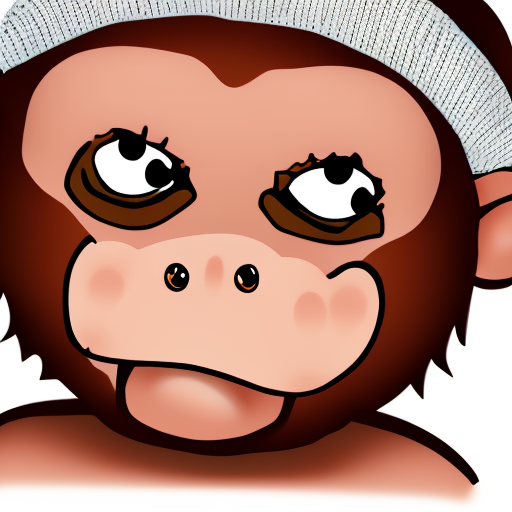 Mo-Di Diffusion prompt: baby angry monkey cartoon with - PromptHero