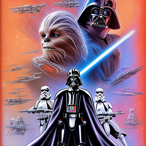 Openjourney prompt: Star Wars in Splash Ink, mdjrney-v4 - PromptHero