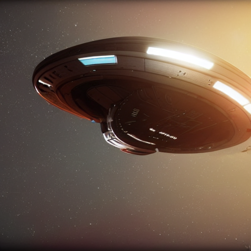 Stable Diffusion prompt: star trek starship enterprise, - PromptHero
