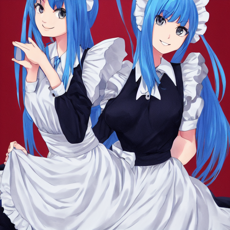 Waifu Diffusion prompt: Anime Girl smiling, lovely long - PromptHero