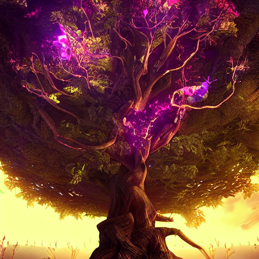 Stable Diffusion prompt: The tree of the knowledge of - PromptHero