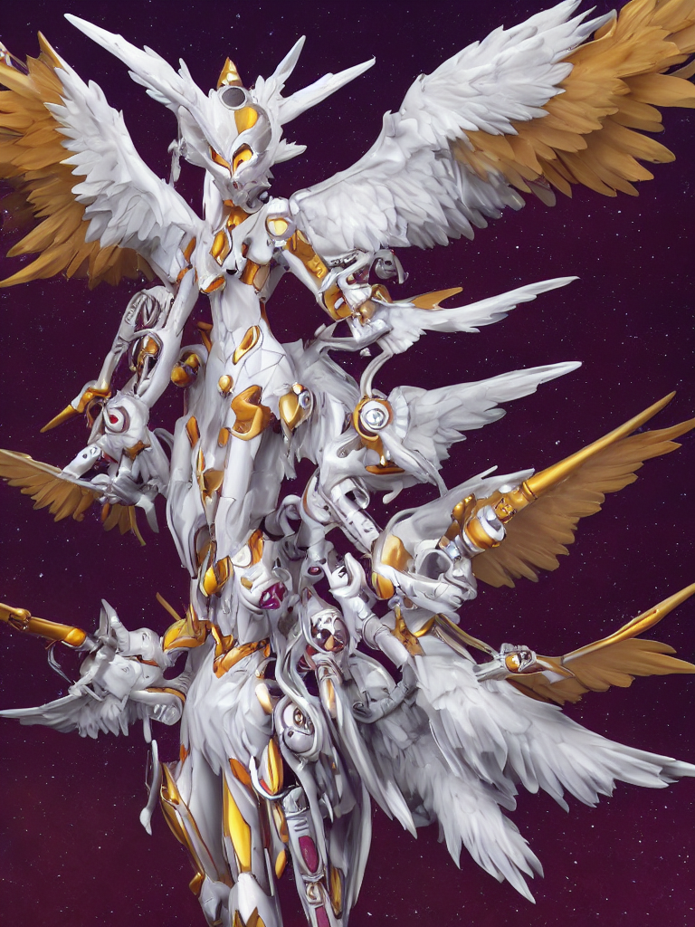 Stable Diffusion prompt: angemon | angewomon | digimon | - PromptHero