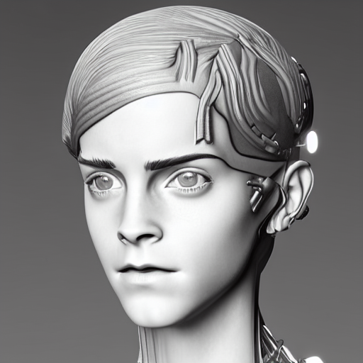 Stable Diffusion prompt: cyborg woman emma watson - PromptHero