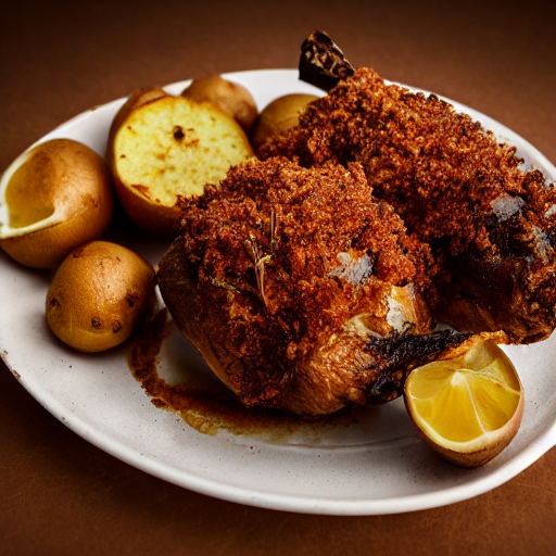 Stable Diffusion prompt: Chicken shanks in breadcrumbs - PromptHero