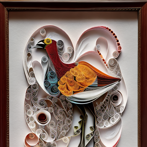 Openjourney prompt: paper quilling, paper cut art, paper - PromptHero