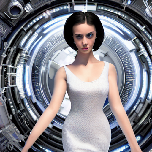 Stable Diffusion prompt: 18 year old woman, off centered - PromptHero