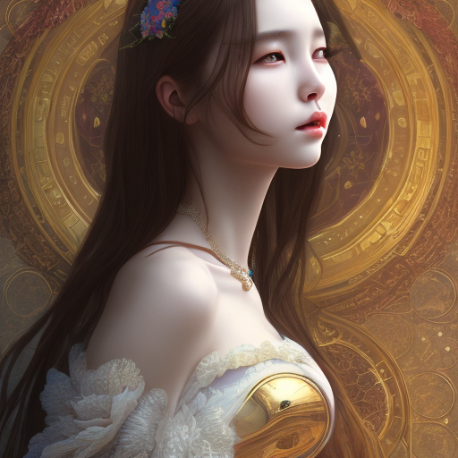 Prompt: eva green as morticia addams, wearing a crown of black flowers ...