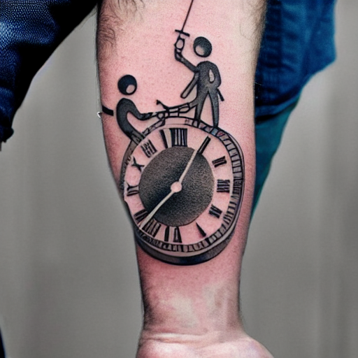 Stable Diffusion prompt: tattoo design of a father - PromptHero