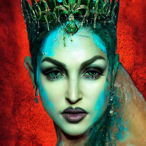 Stable Diffusion prompt: glamour shot of queen of the - PromptHero