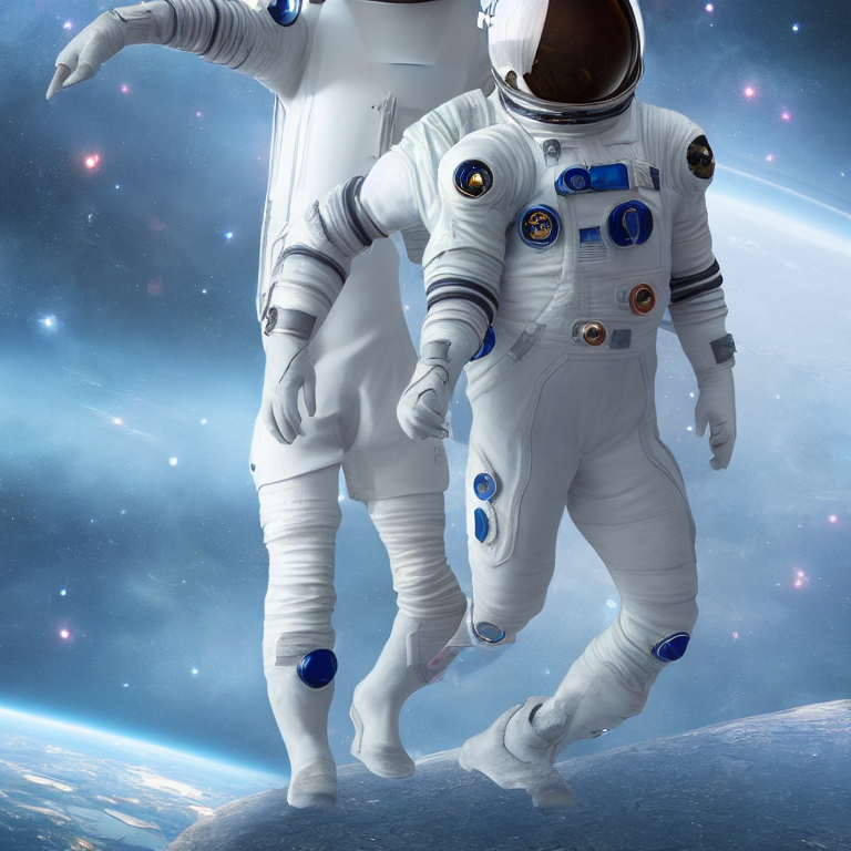Stable Diffusion prompt: space suit with boots, - PromptHero
