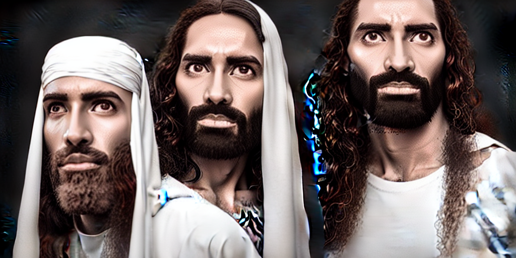 Stable Diffusion prompt: Realistic Jesus christ as god, - PromptHero