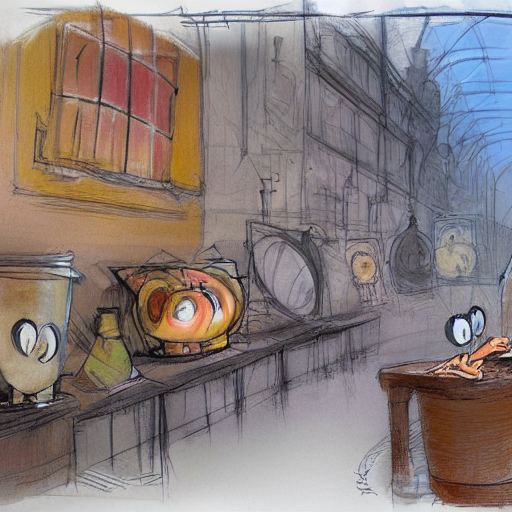 Stable Diffusion prompt: CONCEPT ART AND SKETCHES MADE - PromptHero