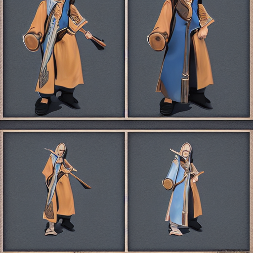 Stable Diffusion prompt: traditional character design - PromptHero