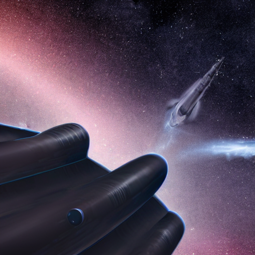 Stable Diffusion prompt: deep space, two ships flyby - PromptHero