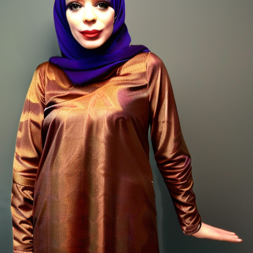 Stable Diffusion prompt: Satin blouses chubby hijab full - PromptHero