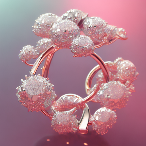 Openjourney prompt: a jewelry design, sakura-themed ring, - PromptHero