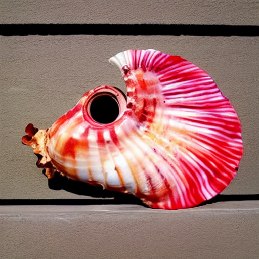 Stable Diffusion prompt: Conch cartoon face color - PromptHero