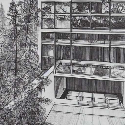 Stable Diffusion prompt: a high angle pencil drawing of a - PromptHero