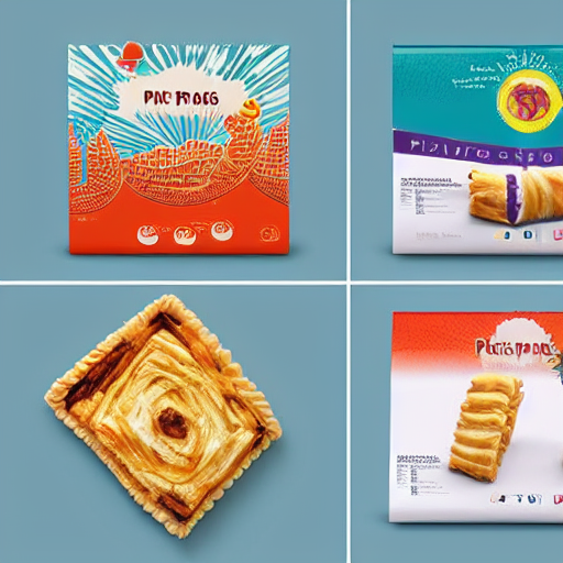 Stable Diffusion prompt: puff pastry packaging design - PromptHero