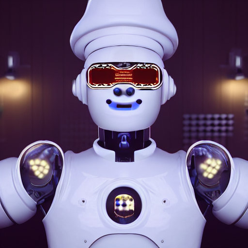Stable Diffusion prompt: friendly humanoid robot, - PromptHero