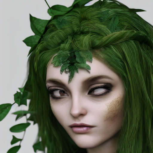 Stable Diffusion prompt: female, dryad, body bound by - PromptHero