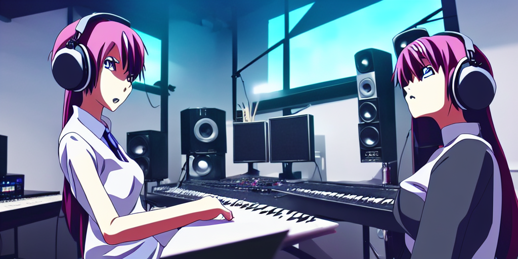 Stable Diffusion prompt: An anime character working in - PromptHero