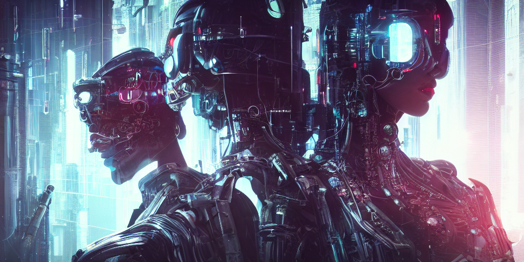 Stable Diffusion prompt: cyberpunk, portrait, cyborg - PromptHero