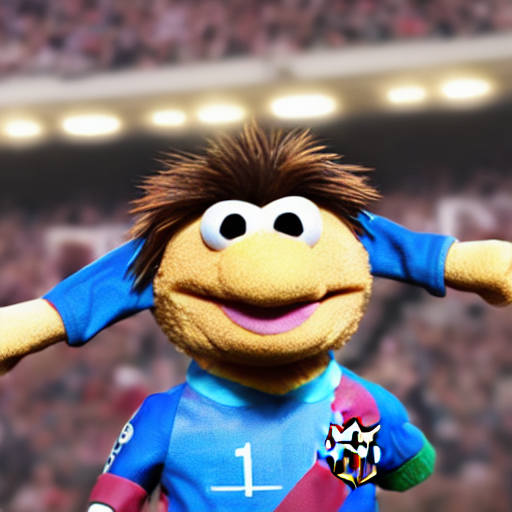 Stable Diffusion prompt: Lionel Messi as a muppet, pixar - PromptHero