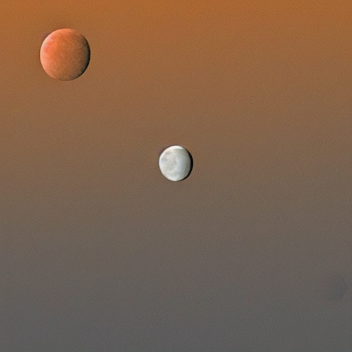 Stable Diffusion prompt: a planet with 3 moons Each of - PromptHero