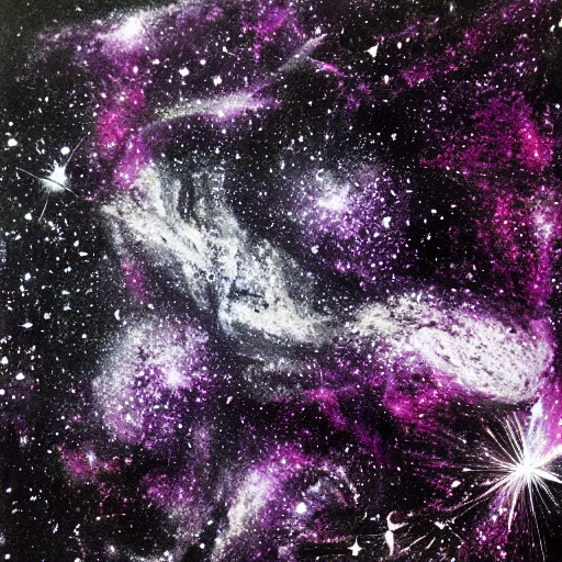 Stable Diffusion prompt: Cosmic swirl of stars and - PromptHero