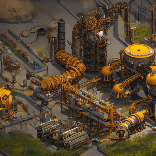 Stable Diffusion prompt: factorio a automation game, - PromptHero