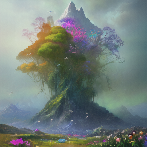 Anything prompt: A world full of color being painted by - PromptHero