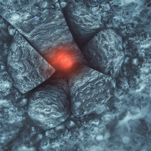 Stable Diffusion prompt: close up of a rock in a space| - PromptHero