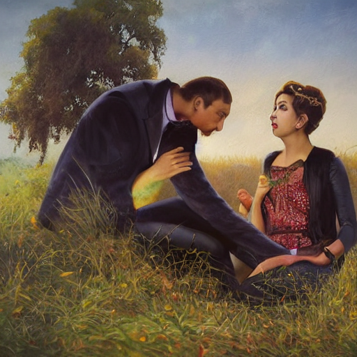 Stable Diffusion prompt: strong bond between two lovers - PromptHero