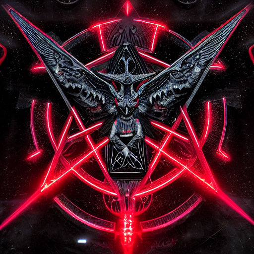 Stable Diffusion prompt: baphomet in full growth,inverted - PromptHero