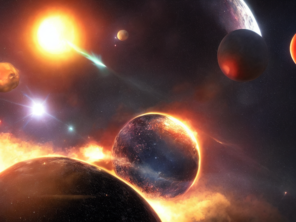 Stable Diffusion prompt: super planet explosion, epic - PromptHero