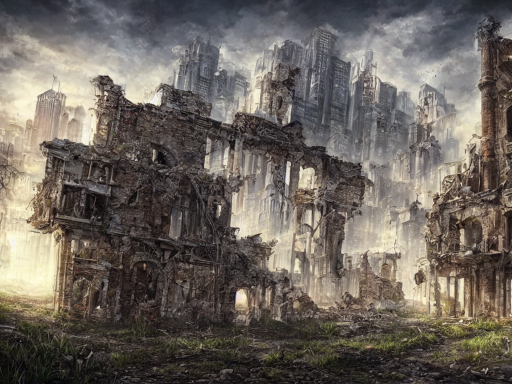 Stable Diffusion prompt: city ruins,hyper - PromptHero