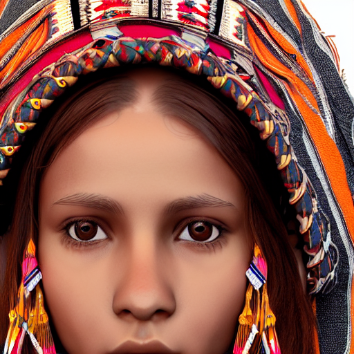 Stable Diffusion prompt: Indian tribal beautiful young - PromptHero