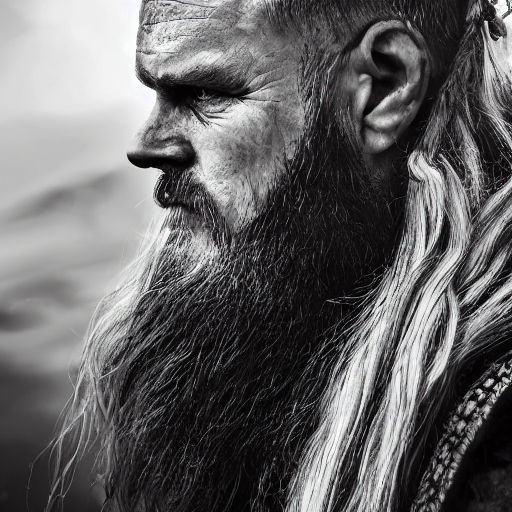 Stable Diffusion prompt: Nordic Viking drinking portrait, - PromptHero