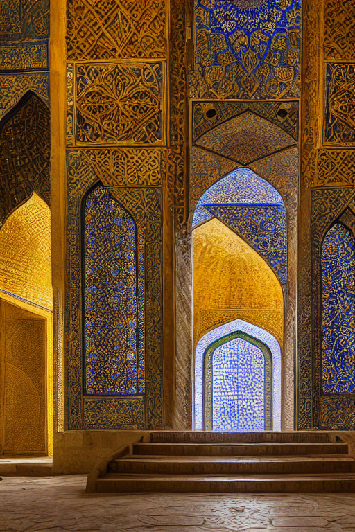 Stable Diffusion prompt: Isfahan architecture interior, - PromptHero