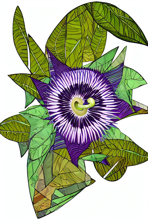 Stable Diffusion prompt: Artistic cubism passion flower - PromptHero