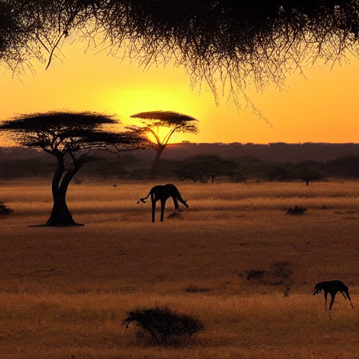 Stable Diffusion prompt: Africa sun set beauty - PromptHero
