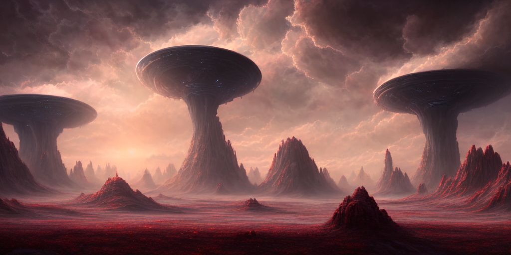 Openjourney prompt: alien world landscape, art station, - PromptHero
