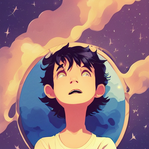 Stable Diffusion prompt: a little boy with black short - PromptHero