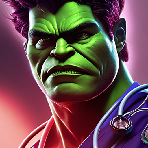 Openjourney prompt: hulk as a doctor:: concept art::1 - PromptHero