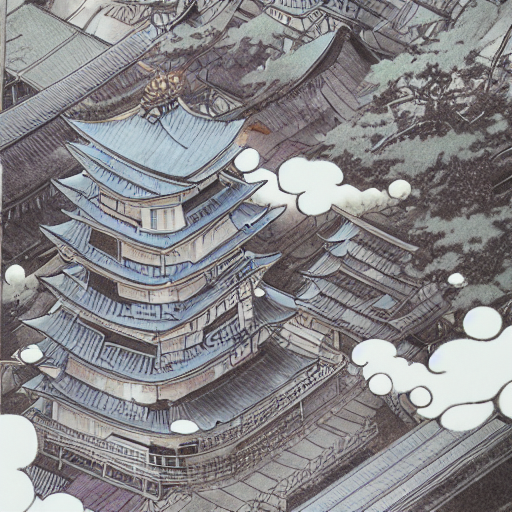 Stable Diffusion prompt: Fantasy landscapes set in Japan, - PromptHero